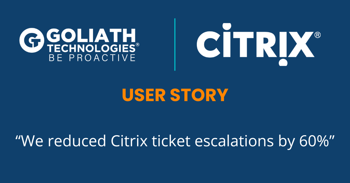 Law firm reduces Citrix support tickets by 60%