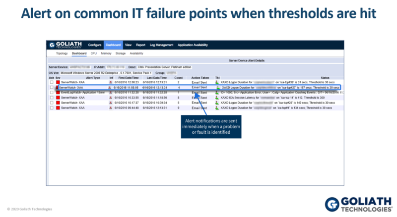 Allscripts Performance Troubleshooting | Goliath Technologies