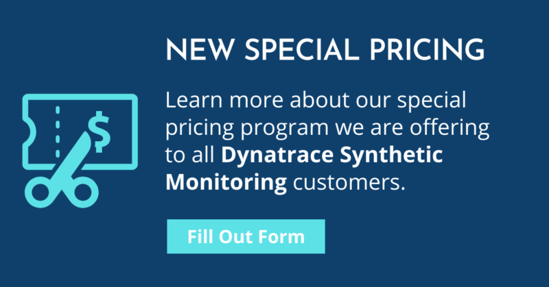 Dynatrace Synthetic Monitoring - Goliath Technologies