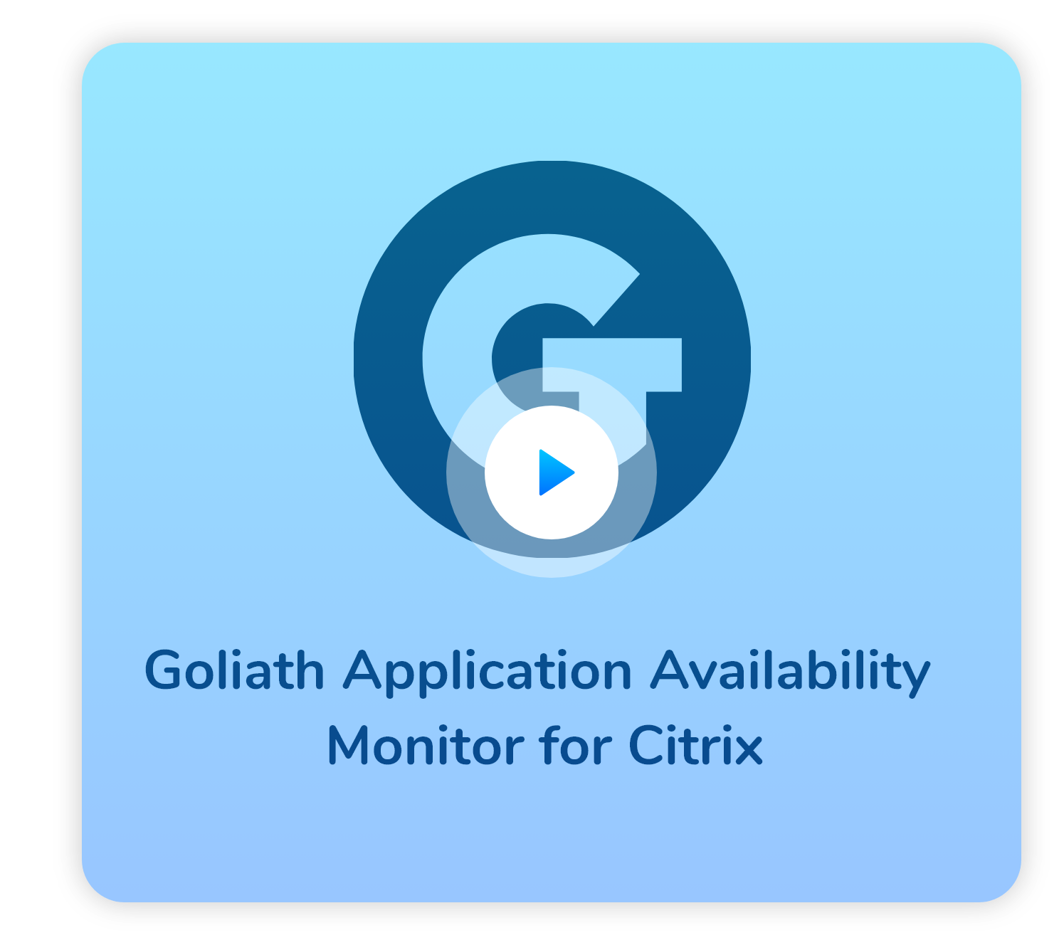 Goliath Application Availability Monitor - Goliath Technologies