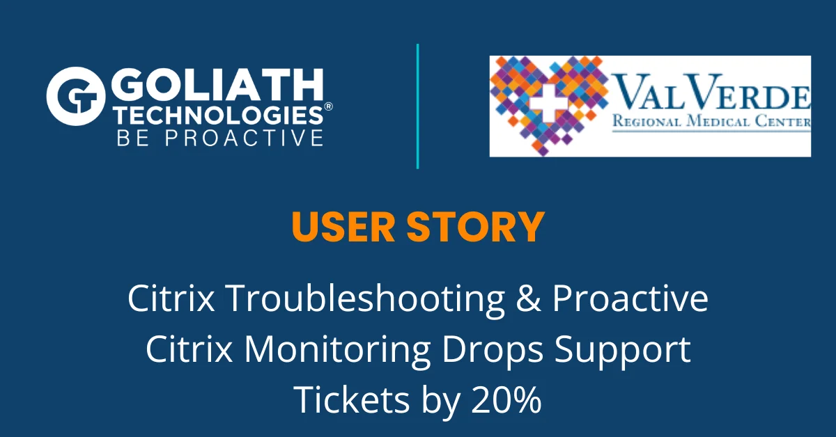 Citrix Troubleshooting And Proactive Citrix Monitoring Drops Support