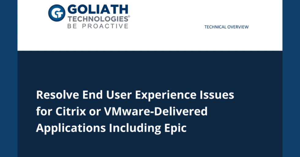 Epic System Pulse Performance Monitoring & Troubleshooting