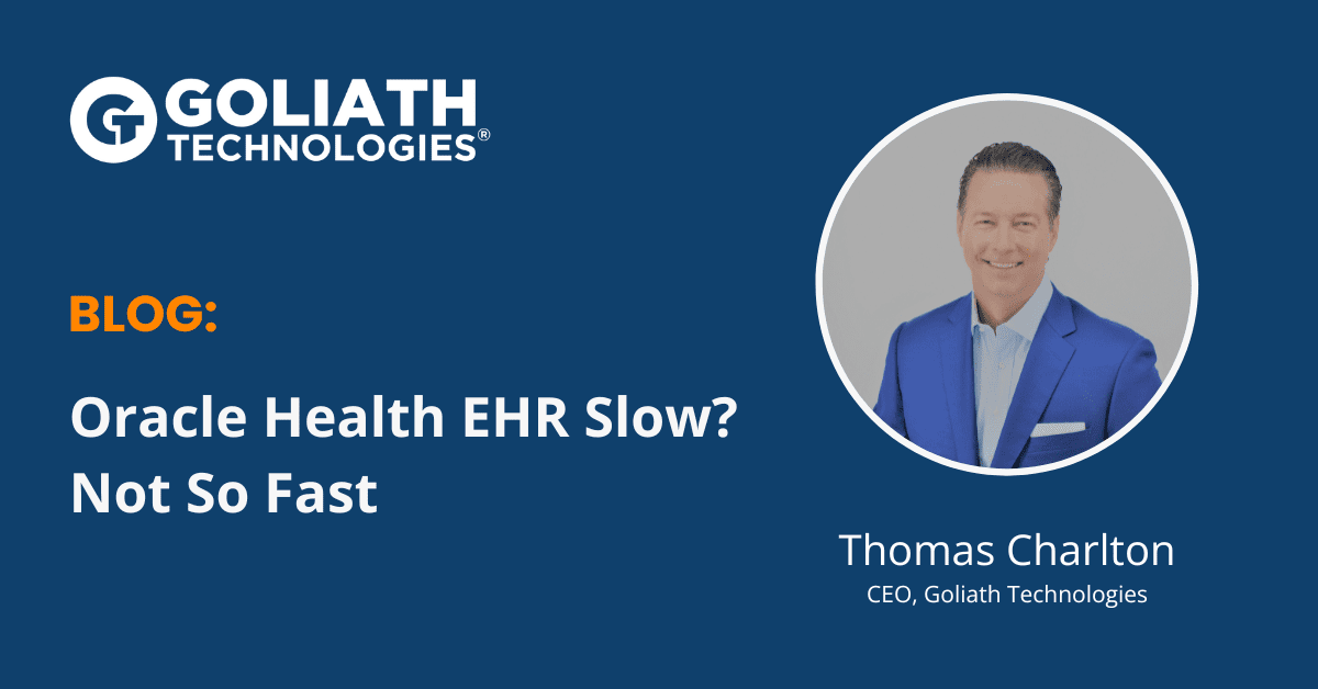 Oracle Health EHR Slow? Not So Fast